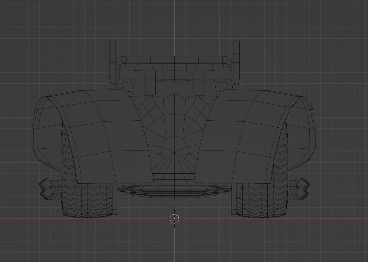 3D model Vintage Cartoonish Low Poly Race Car VR / AR / low-poly | CGTrader