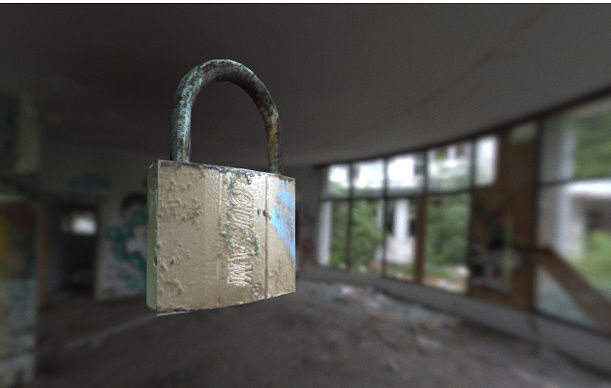 a big lock free 3D model | CGTrader