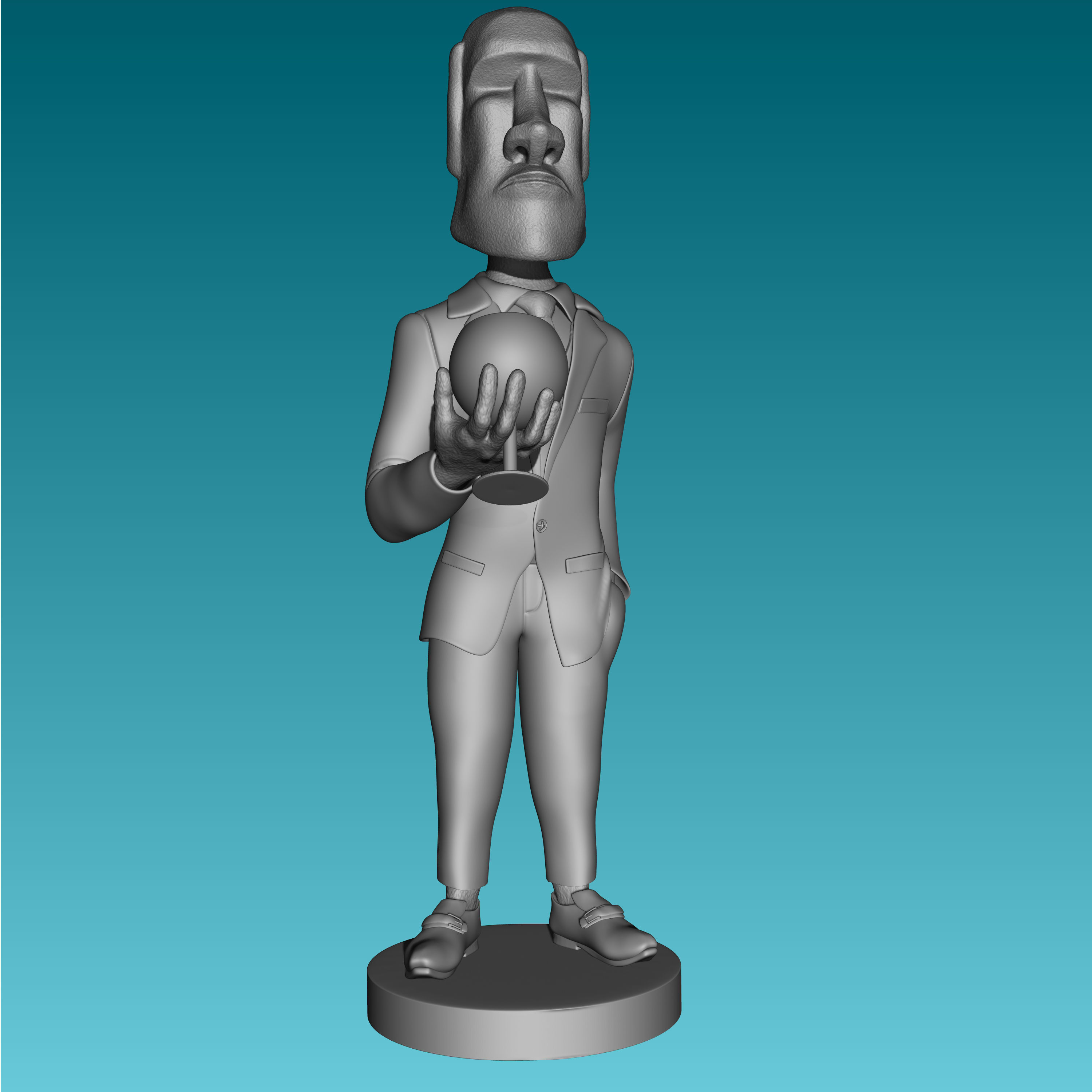 SIGMA MOAI 3D model 3D printable | CGTrader