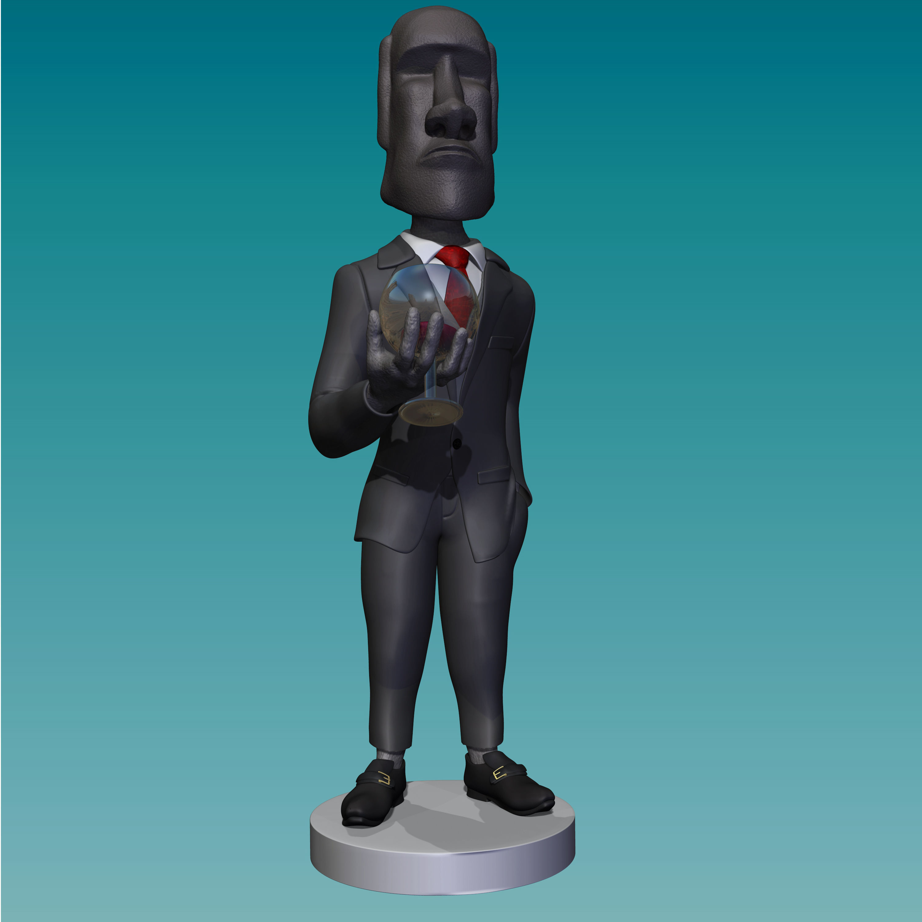 SIGMA MOAI 3D model 3D printable | CGTrader