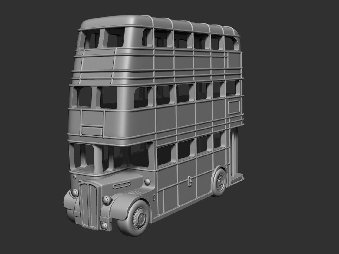 Harr Potter Knight BUs 3d digital download 3D model 3D printable | CGTrader