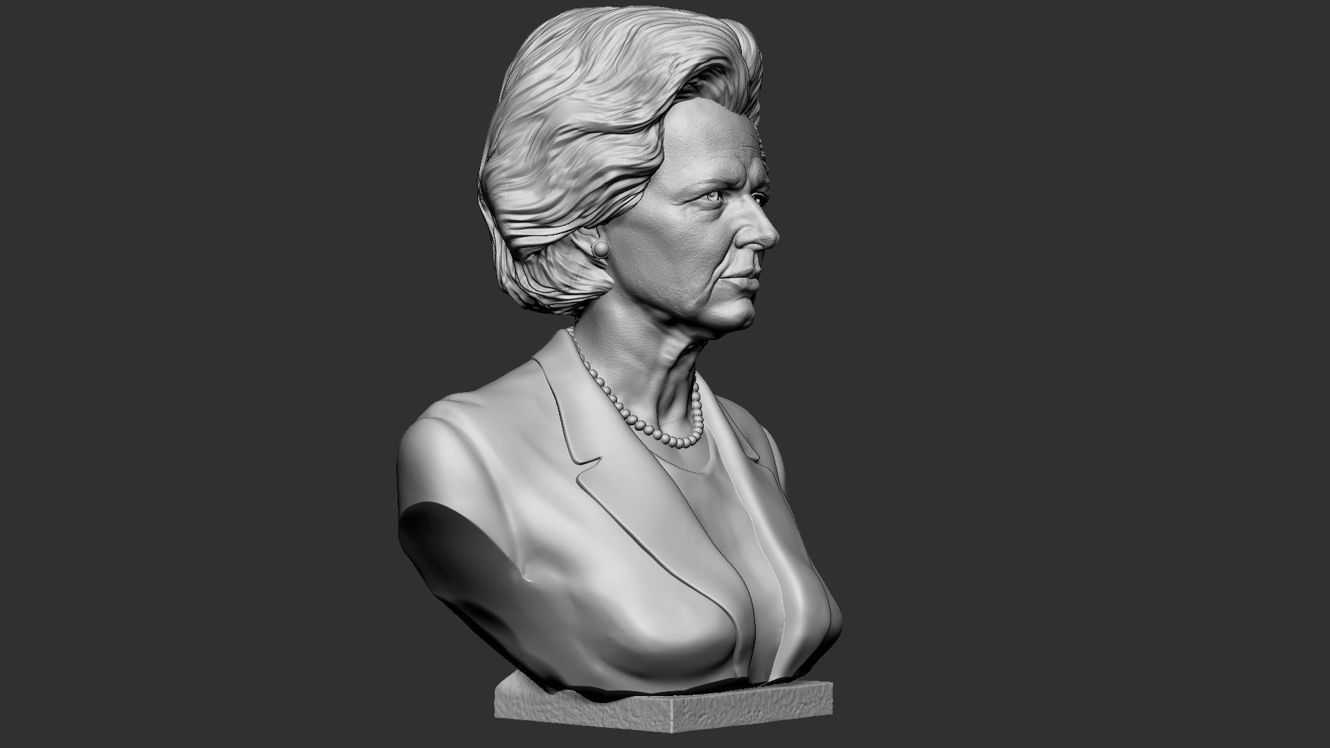 Margaret Thatcher 3D model 3D printable | CGTrader