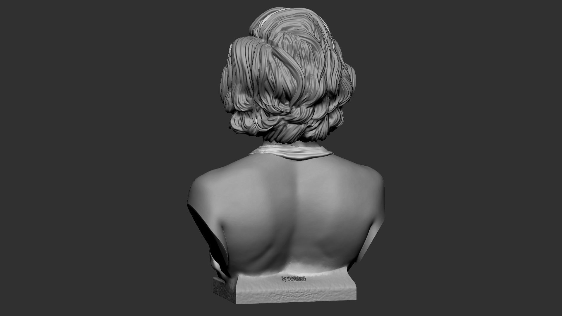 Marilyn Monroe 3D model 3D printable | CGTrader