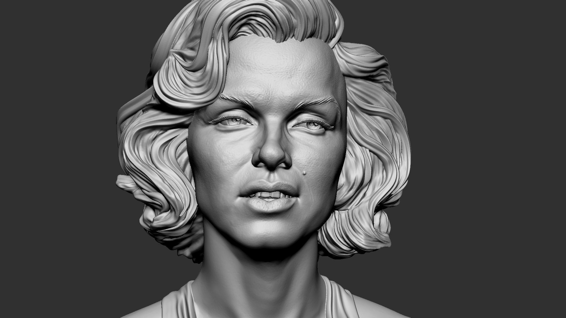 Marilyn Monroe 3D model 3D printable | CGTrader
