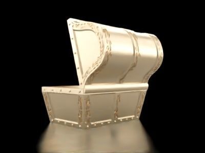 Dungeons And Dragons Treasure Box Dice Box Pattern 3D model 3D ...