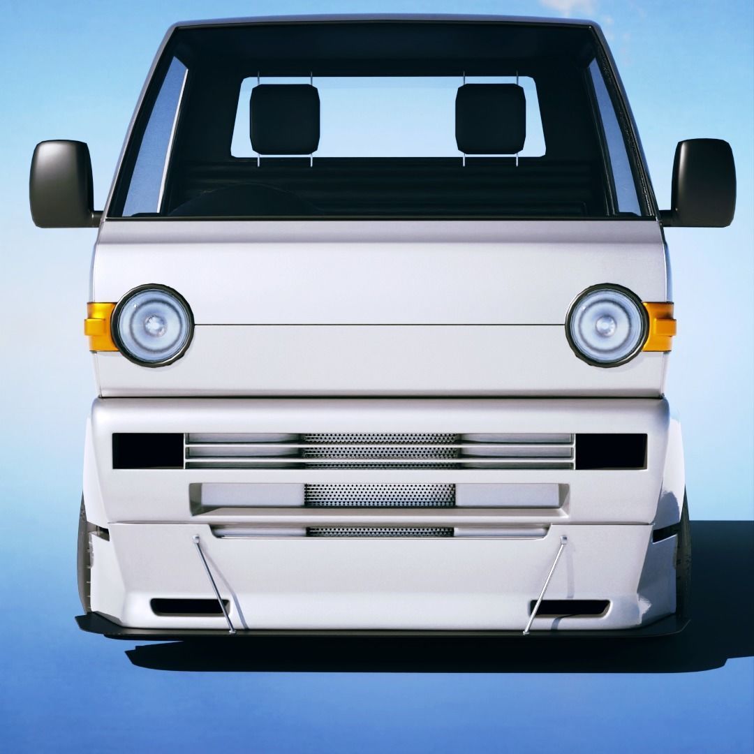 Suzuki Carry Kei Truck 1993 free 3D model | CGTrader