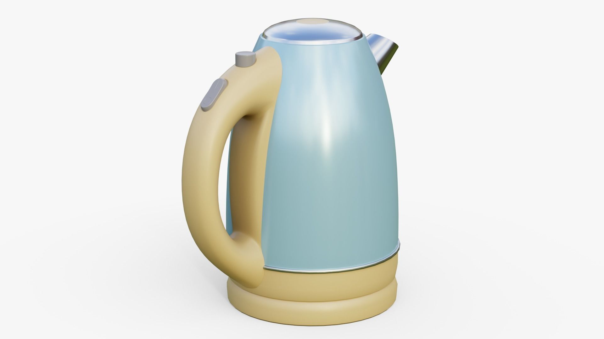 3D model Kettle-3 game ready PBR electric kettle VR / AR / low-poly ...
