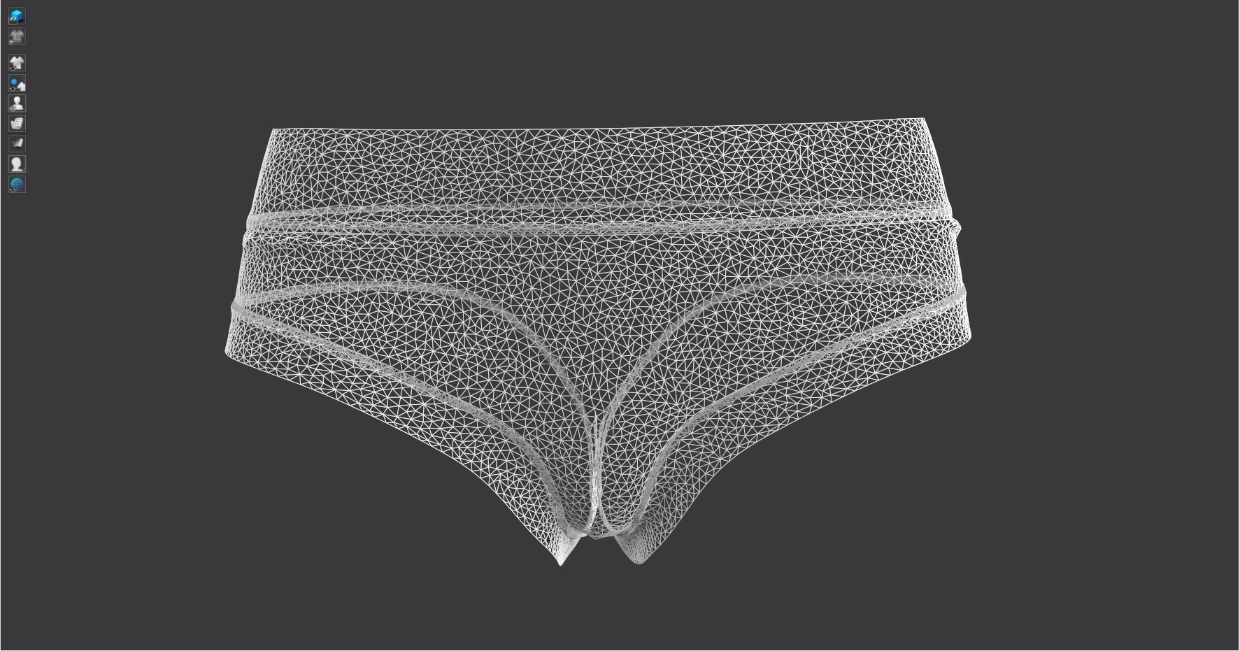 Lace Underwear Fitted to Gen8 Body Mesh 3D model | CGTrader