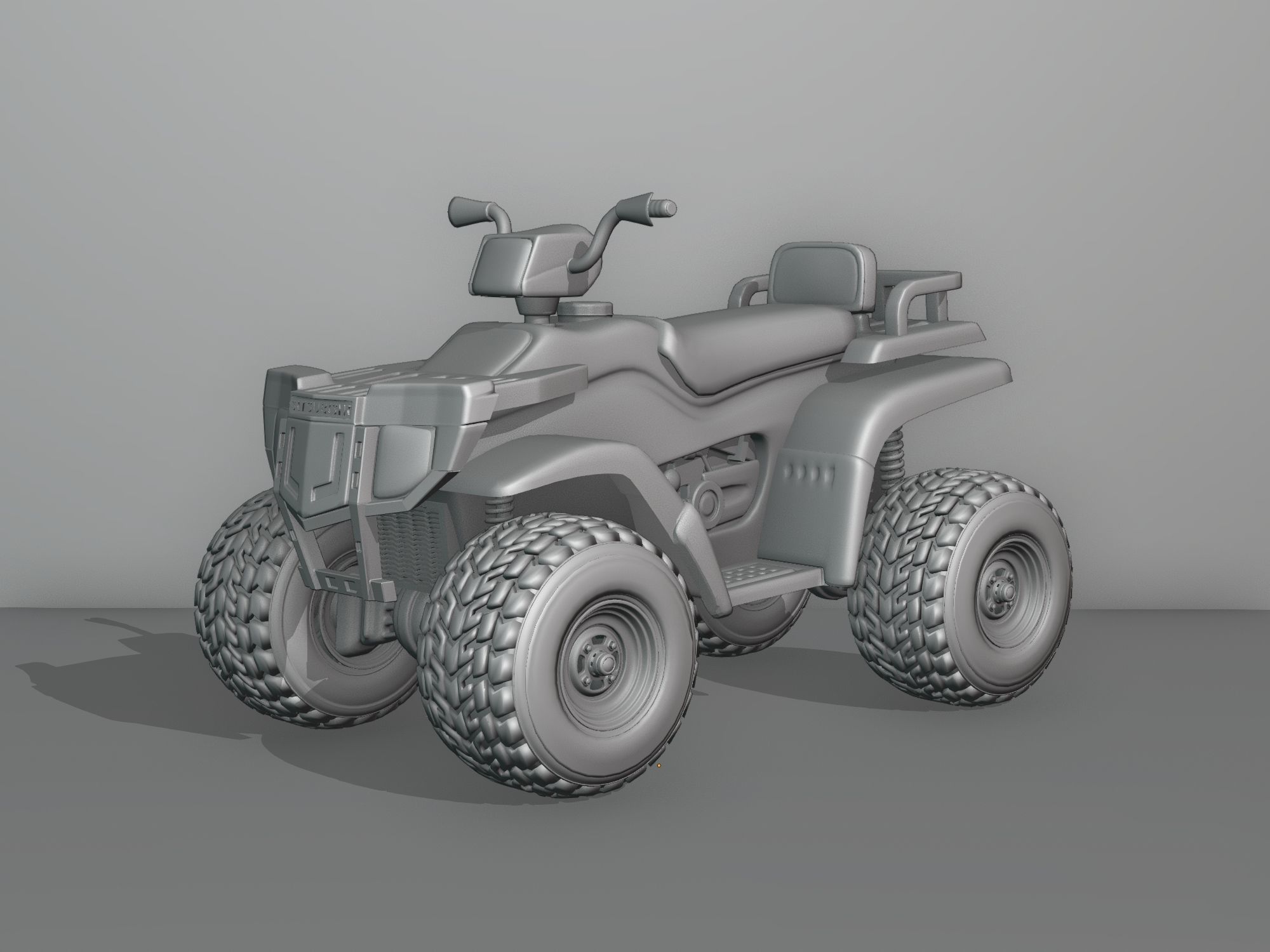Childrens sports plastic ATV 3D model | CGTrader
