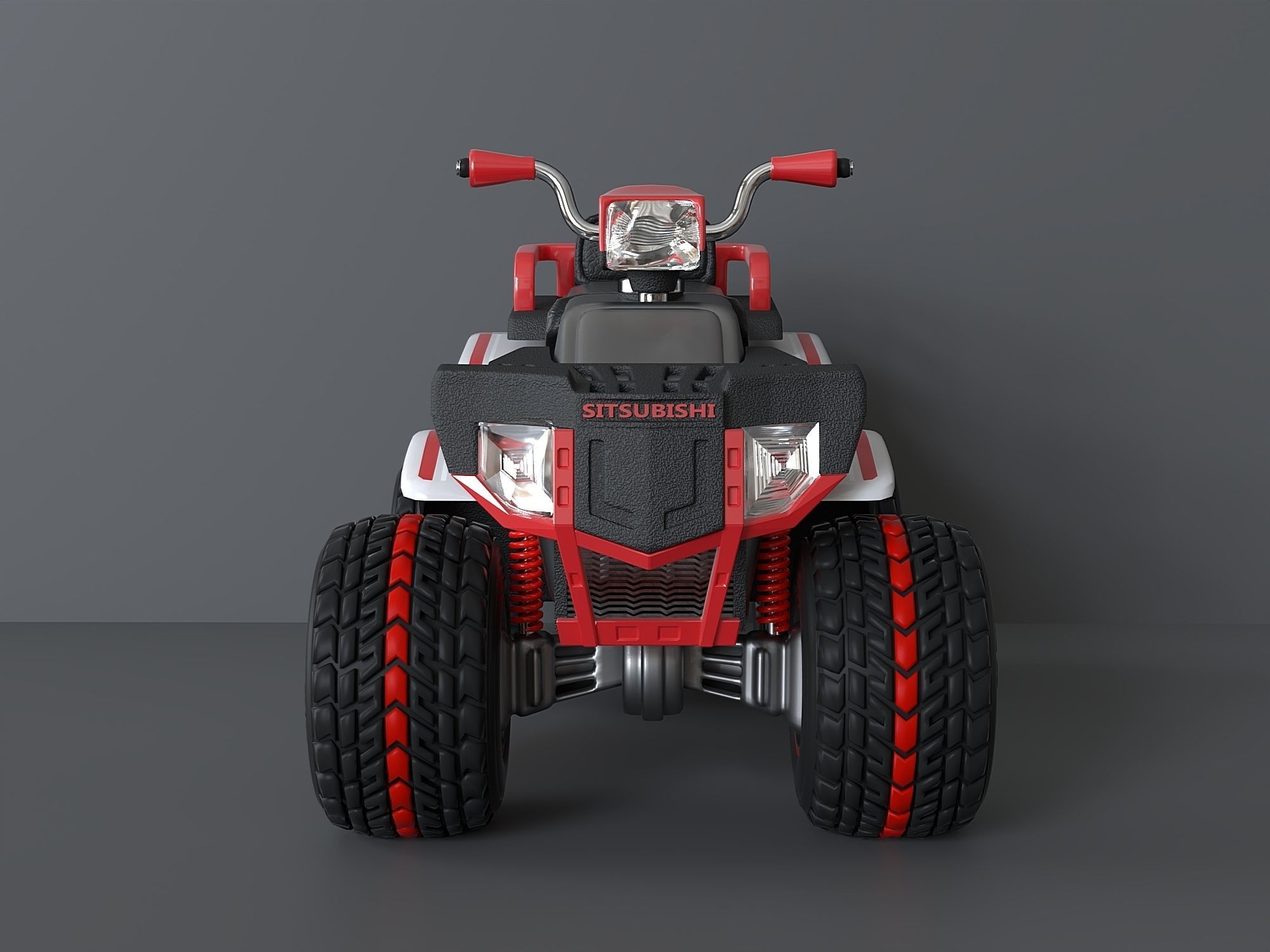 Childrens sports plastic ATV 3D model | CGTrader