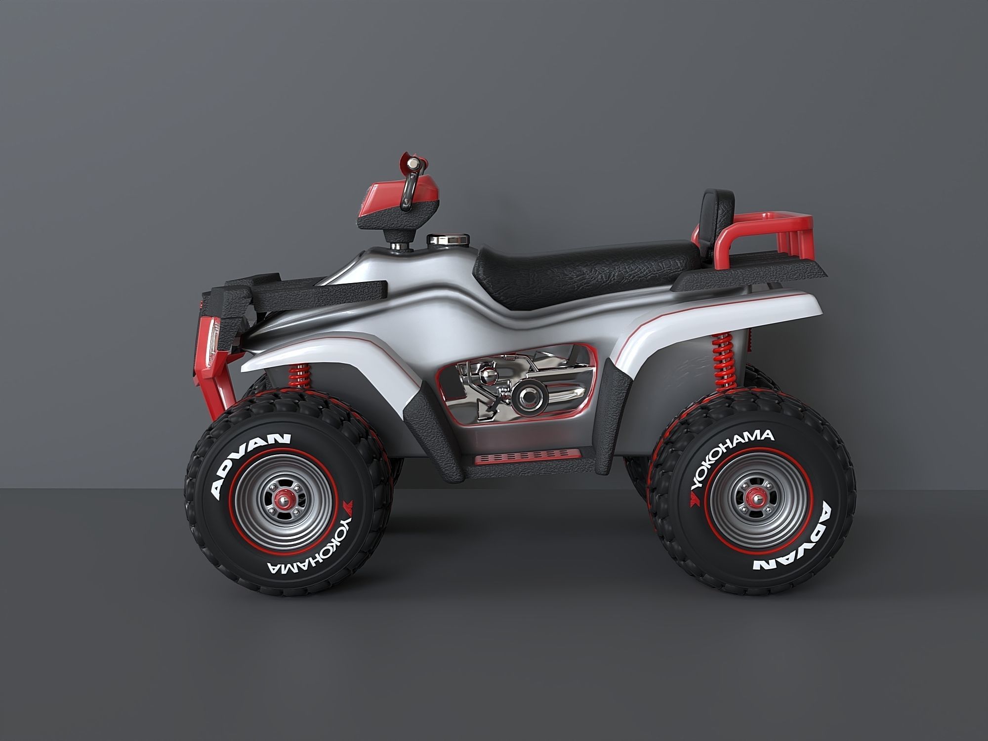 Childrens sports plastic ATV 3D model | CGTrader