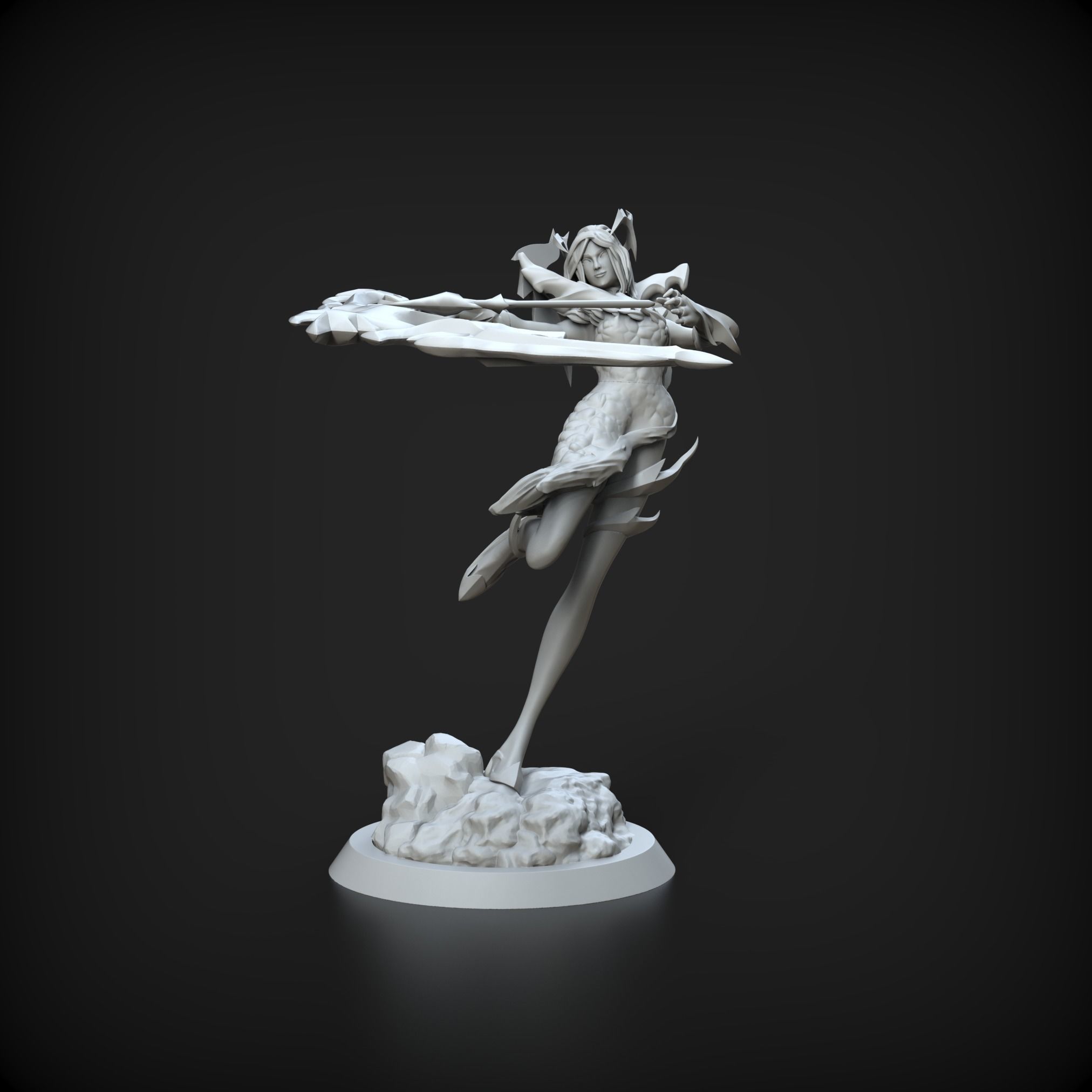 STL Fae Dragon Ashe League of legends 3d print model 3D model 3D ...