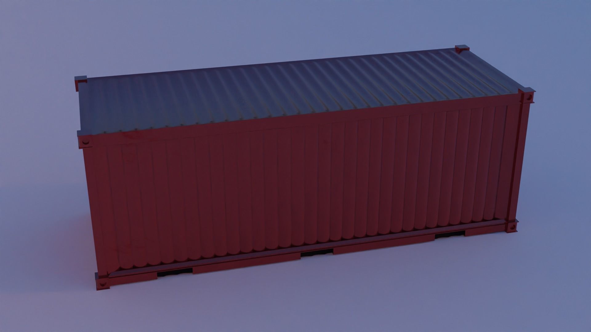 Container shipping free 3D model | CGTrader
