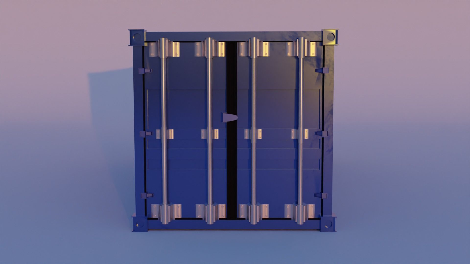 Container shipping free 3D model | CGTrader