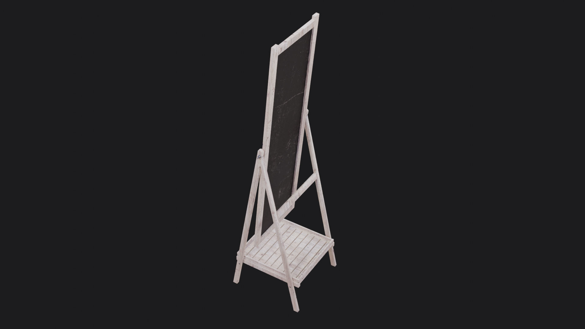 Shelf Standing Mirror 3D model | CGTrader