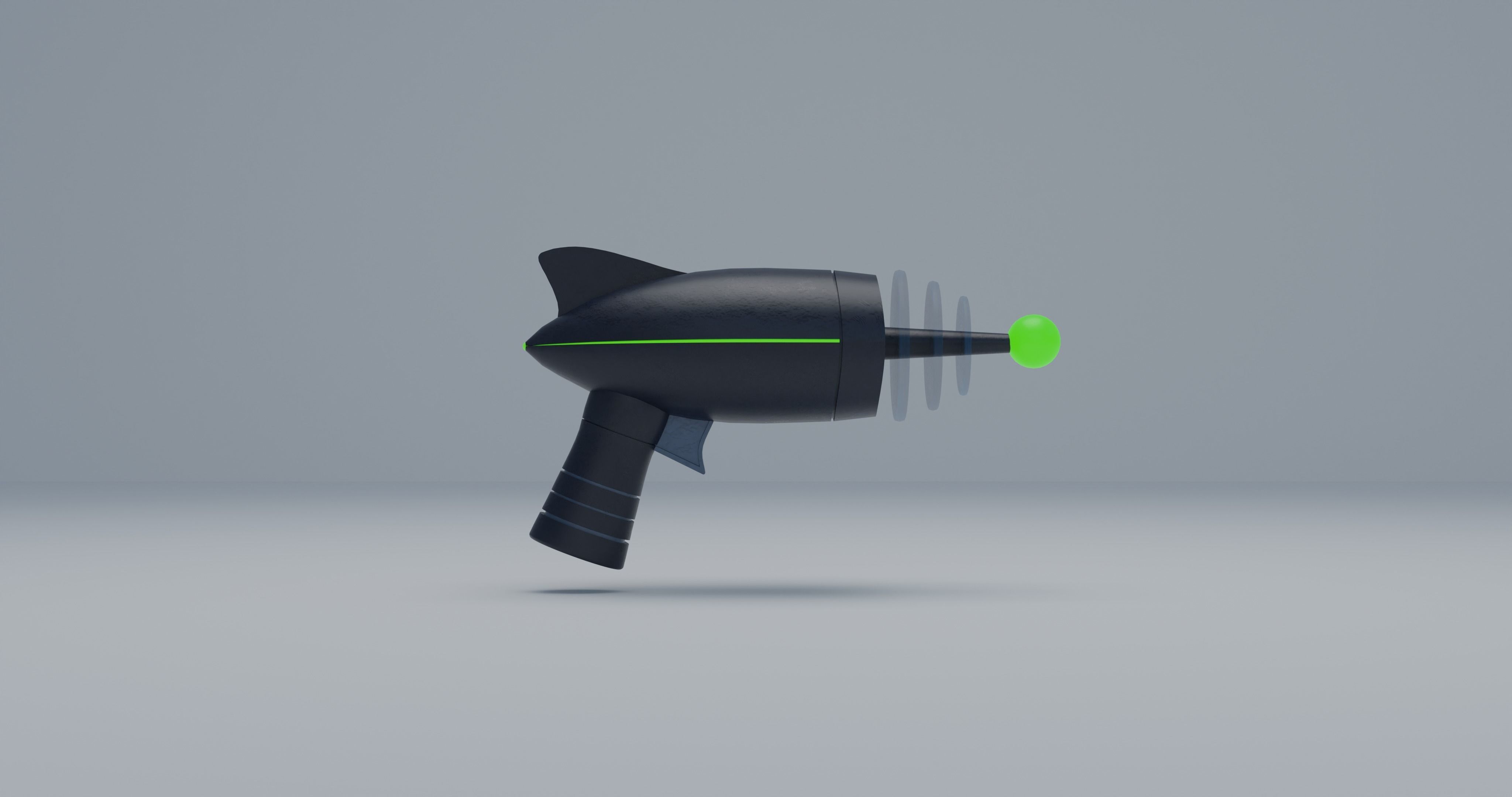 3D model Ray gun with 6 textures VR / AR / low-poly | CGTrader