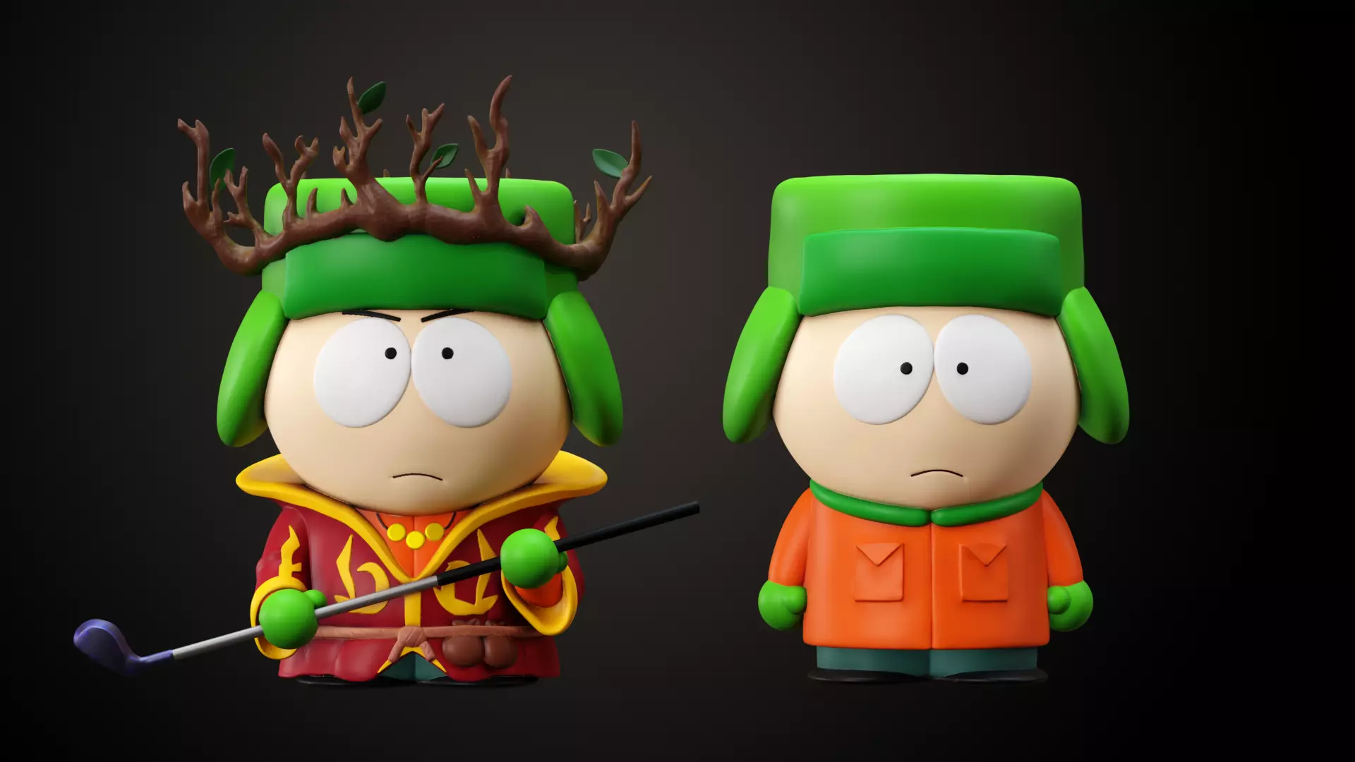 South Park Kyle Models 3D model 3D printable | CGTrader