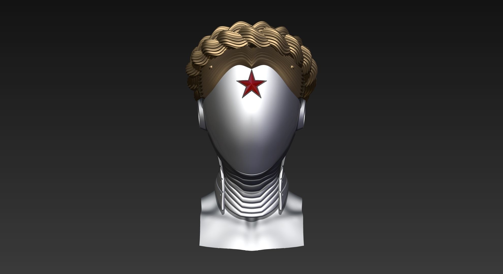 Atomic Heart Robotic Twins Mask 3D model 3D printable | CGTrader