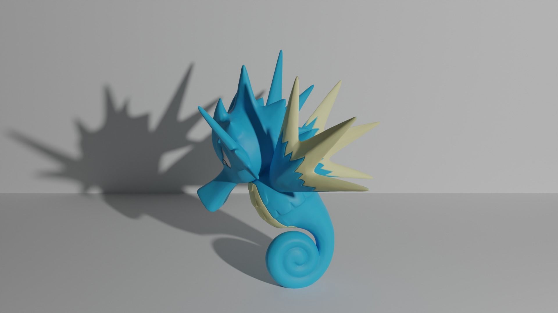 Seadra pokemon 3D print model 3D model 3D printable | CGTrader