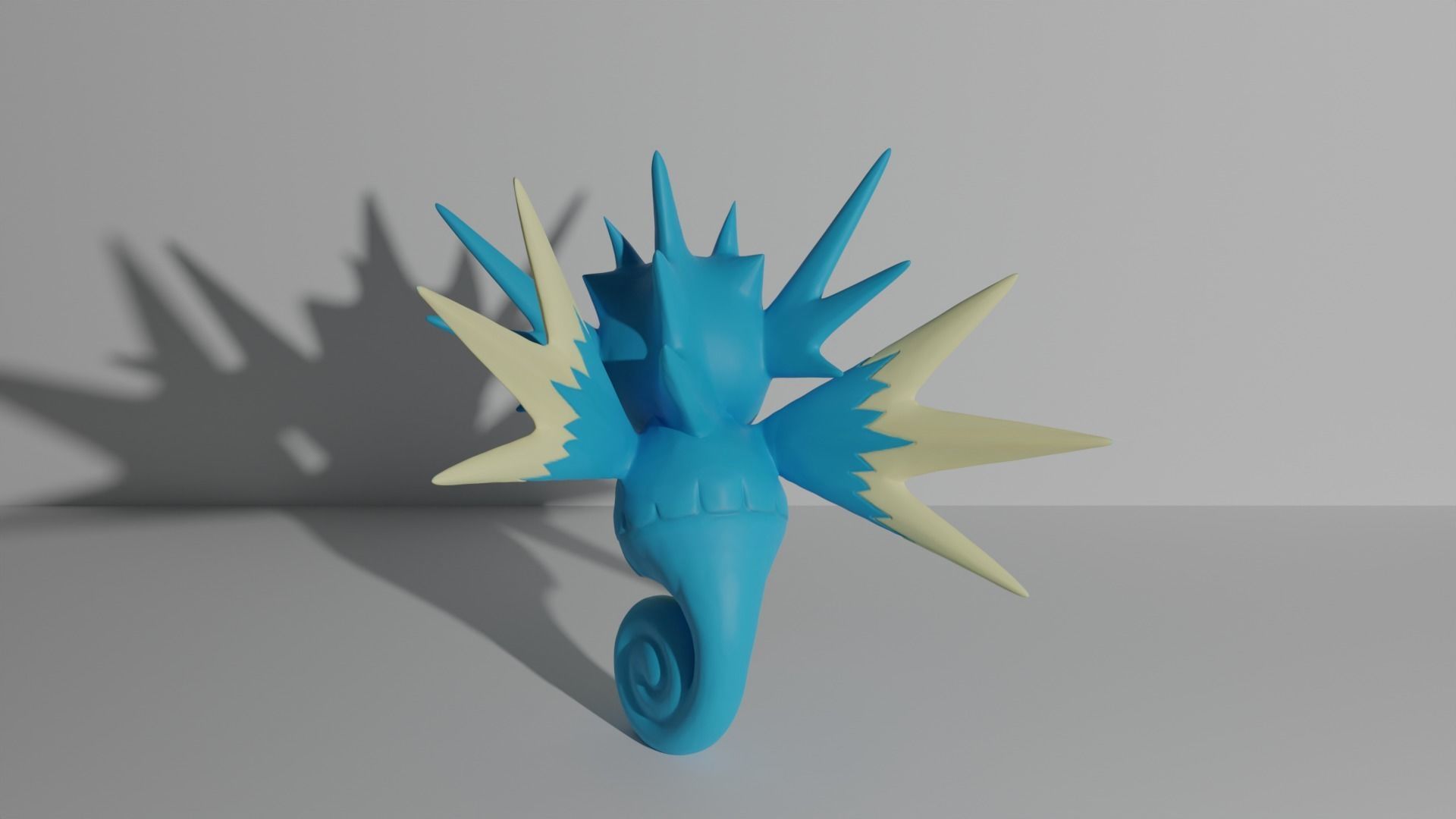 Seadra pokemon 3D print model 3D model 3D printable | CGTrader