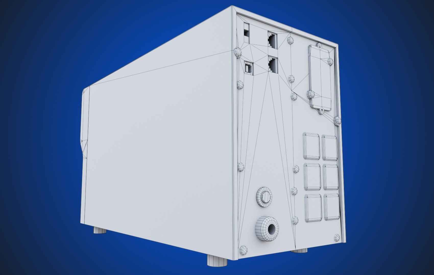 3D model Uninterruptible Power Supply - UPS Vertiv VR / AR / low-poly ...