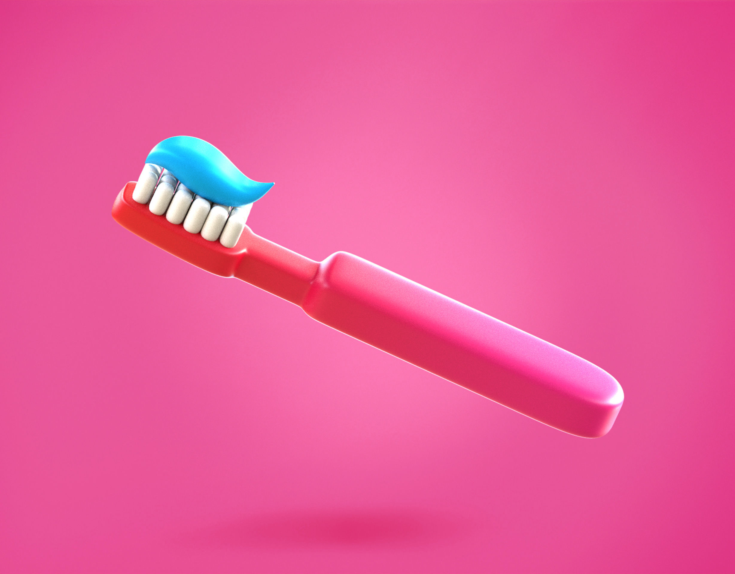 3D model Toothbrush Emoji new Animated VR / AR / low-poly | CGTrader