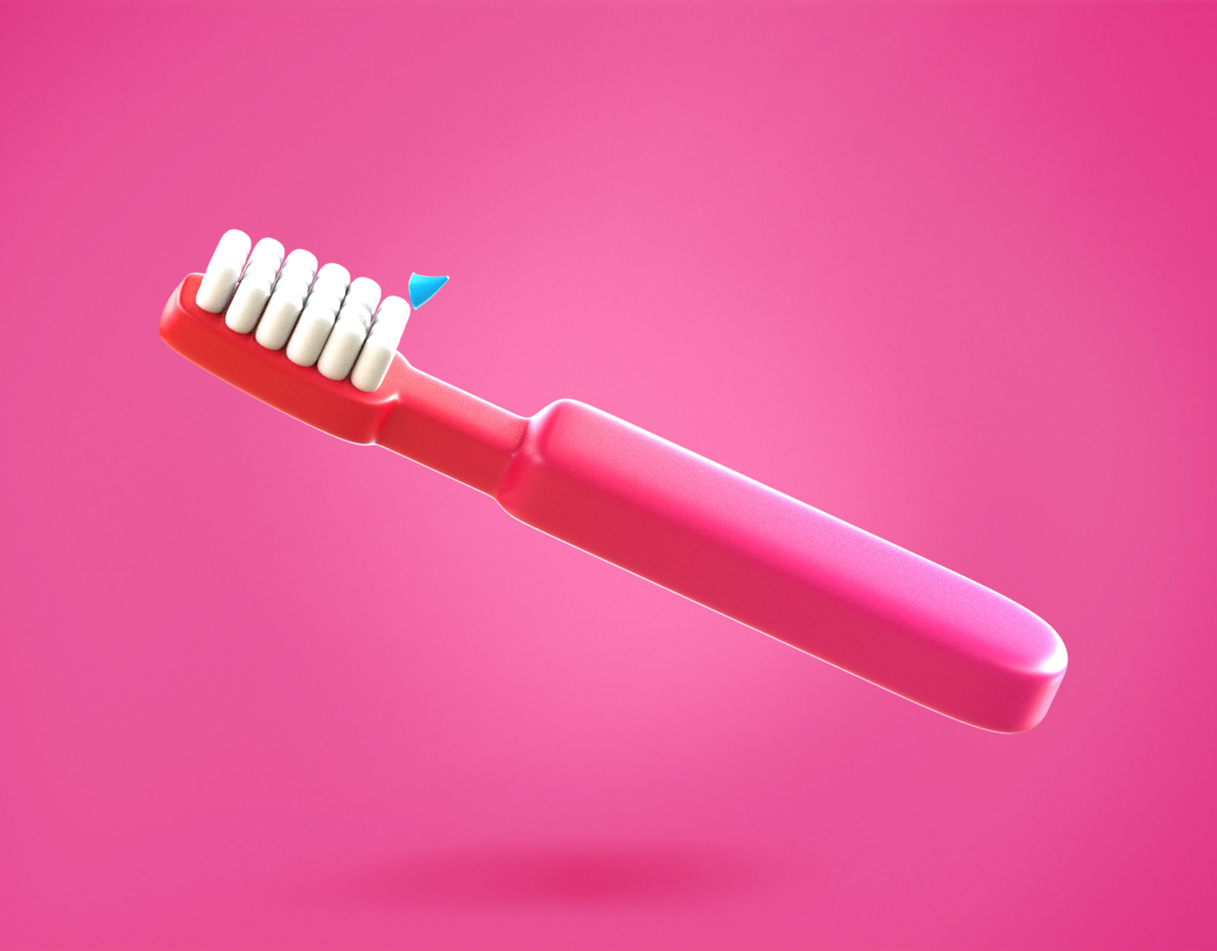 3D model Toothbrush Emoji new Animated VR / AR / low-poly | CGTrader