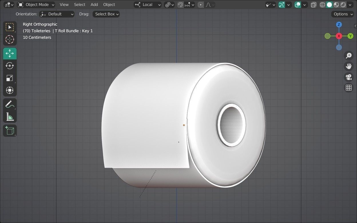 3D model Toilet Paper Roll Emoji new Animated VR / AR / low-poly | CGTrader
