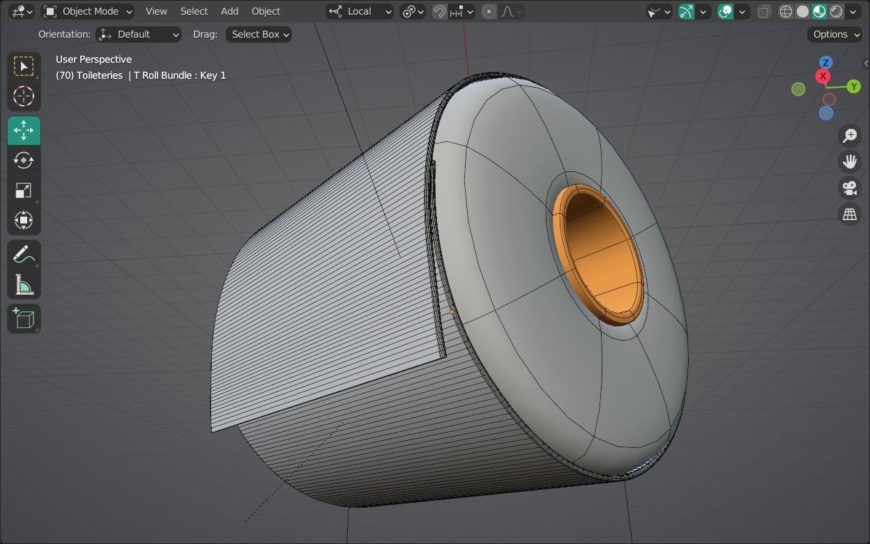 3D model Toilet Paper Roll Emoji new Animated VR / AR / low-poly | CGTrader