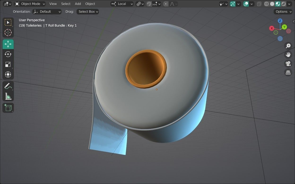 3D model Toilet Paper Roll Emoji new Animated VR / AR / low-poly | CGTrader