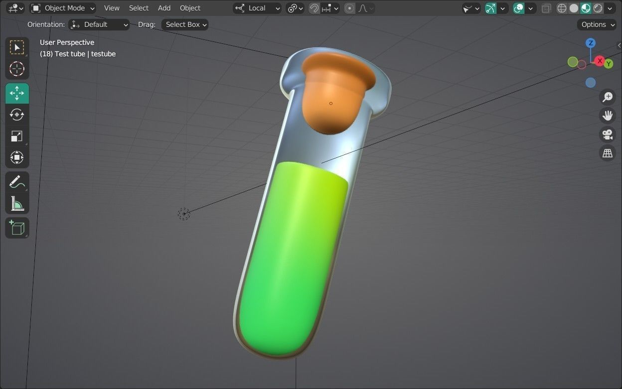 3D model Test tube Emoji new Animated VR / AR / low-poly | CGTrader