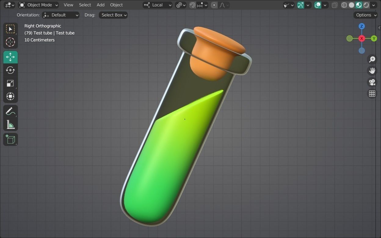 3D model Test tube Emoji new Animated VR / AR / low-poly | CGTrader