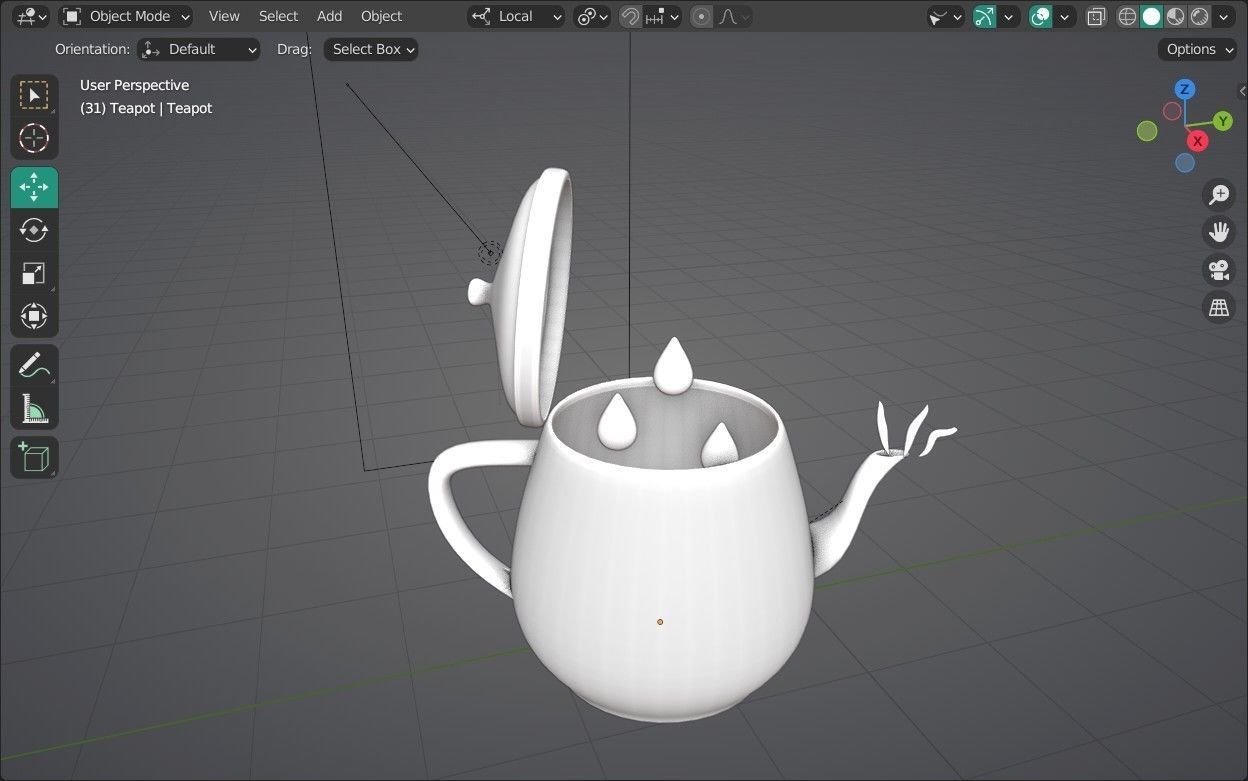 3D model Teapot Emoji new Animated VR / AR / low-poly | CGTrader