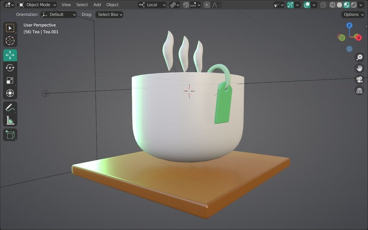 3D model Tea Emoji new Animated VR / AR / low-poly | CGTrader