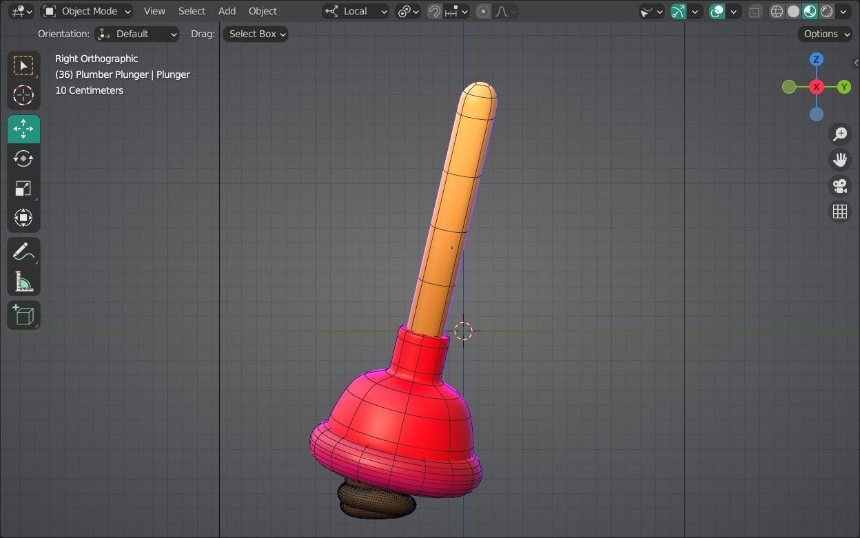 3D model Plumber Plunger Emoji new Animated VR / AR / low-poly | CGTrader