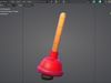 3D model Plumber Plunger Emoji new Animated VR / AR / low-poly | CGTrader