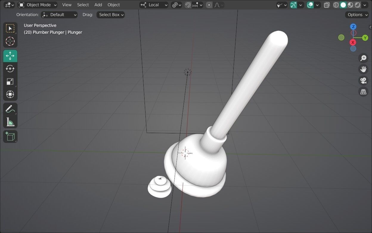 3D model Plumber Plunger Emoji new Animated VR / AR / low-poly | CGTrader