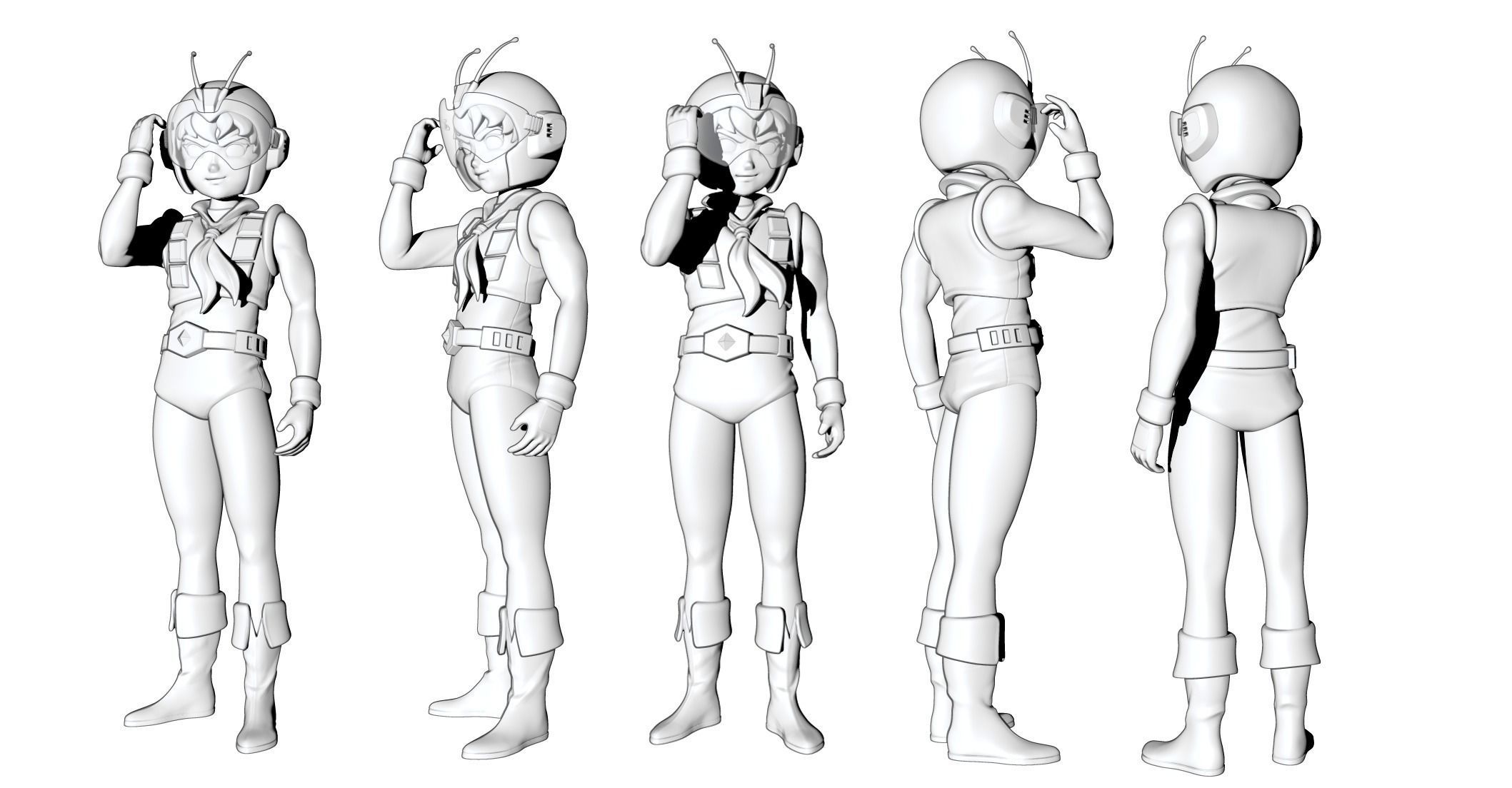 Kappei Jin Zambot 3 3D model 3D printable | CGTrader