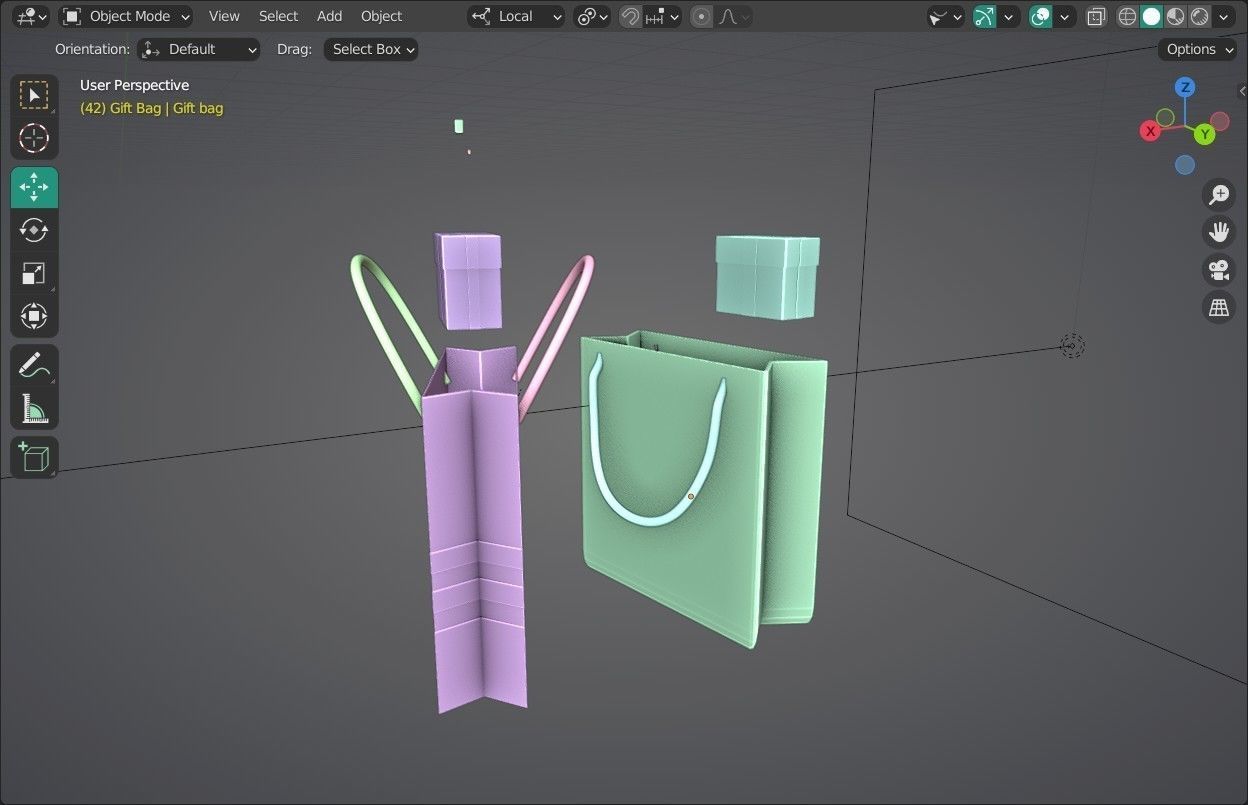 3D model Gift Bag Emoji new Animated VR / AR / low-poly | CGTrader