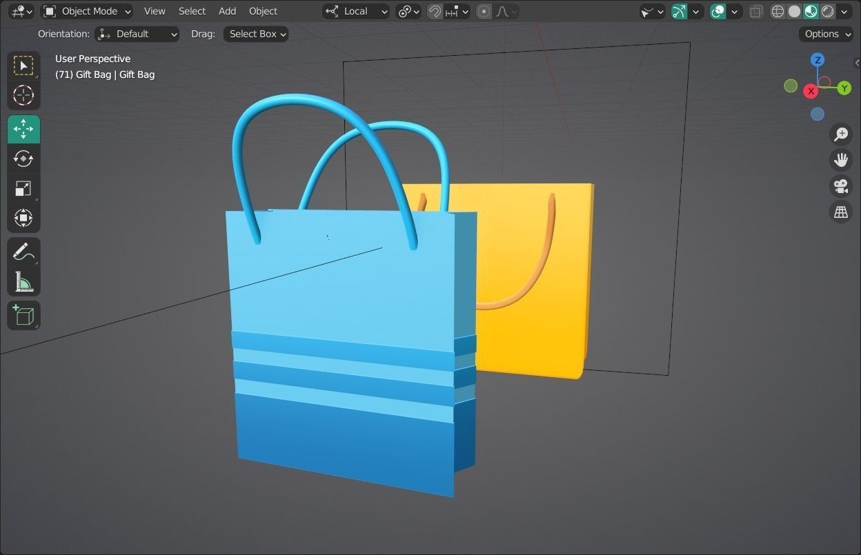 3D model Gift Bag Emoji new Animated VR / AR / low-poly | CGTrader