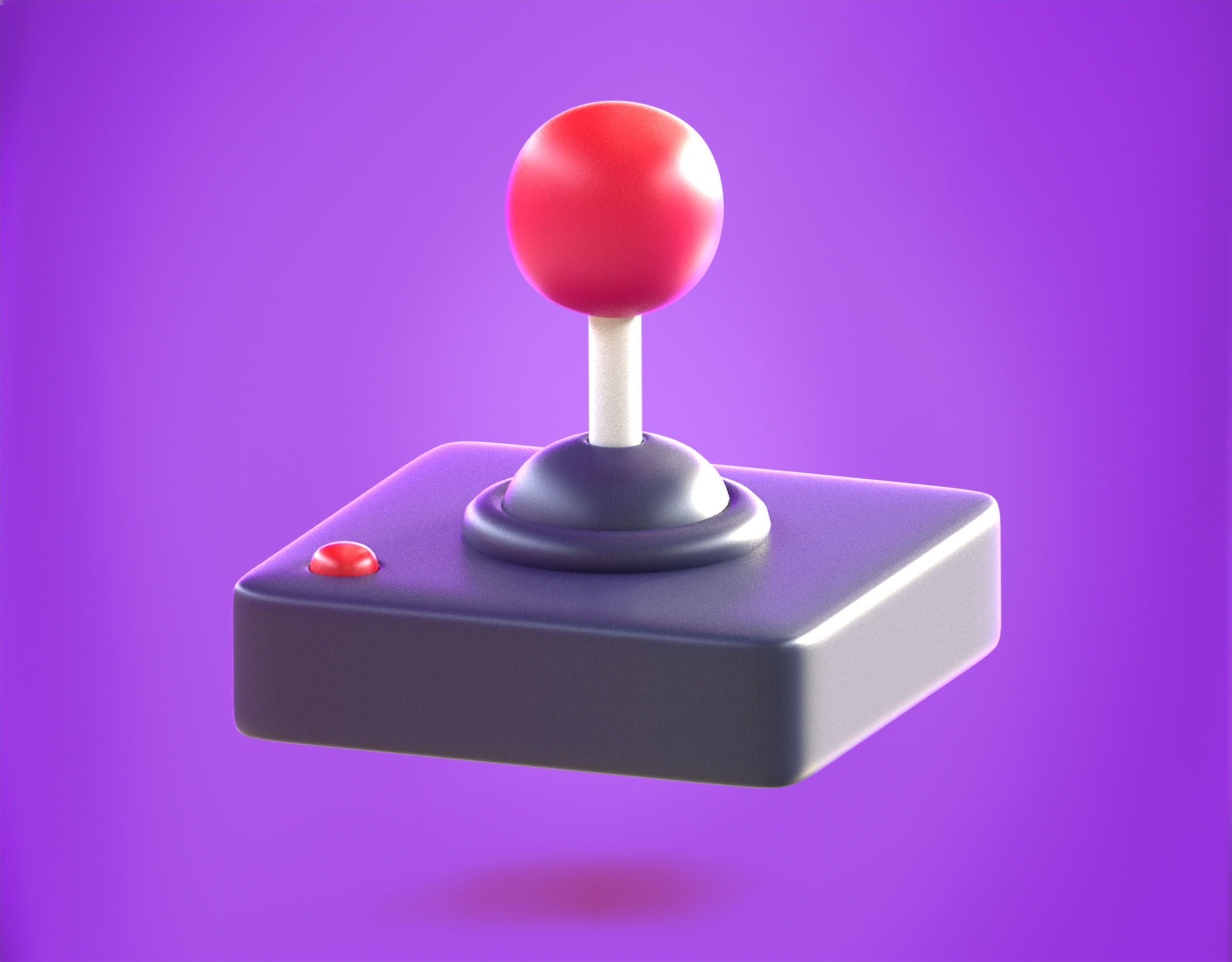 3D model Arcade Joystick Emoji new Animated VR / AR / low-poly | CGTrader