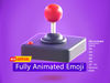 3D model Arcade Joystick Emoji new Animated VR / AR / low-poly | CGTrader