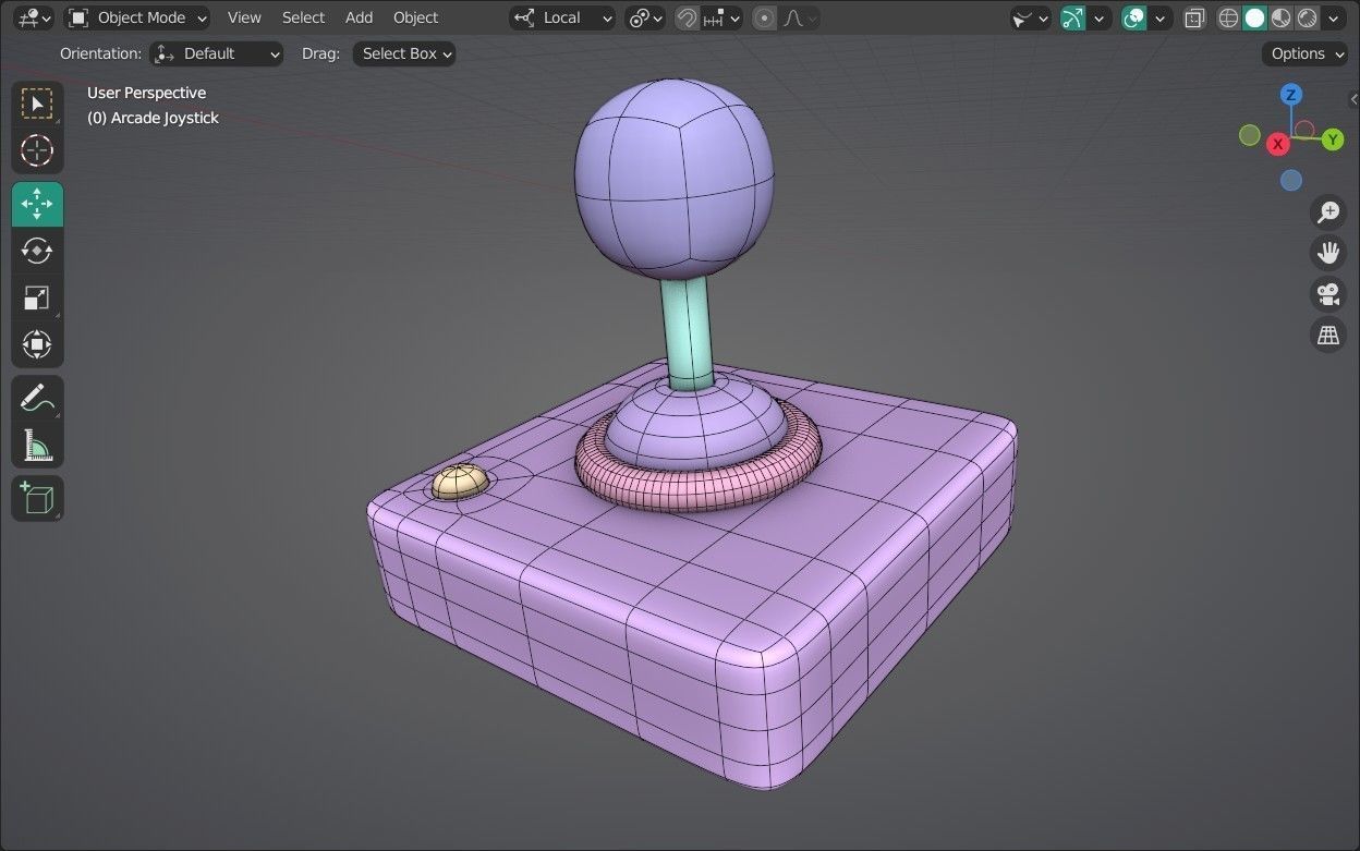 3D model Arcade Joystick Emoji new Animated VR / AR / low-poly | CGTrader