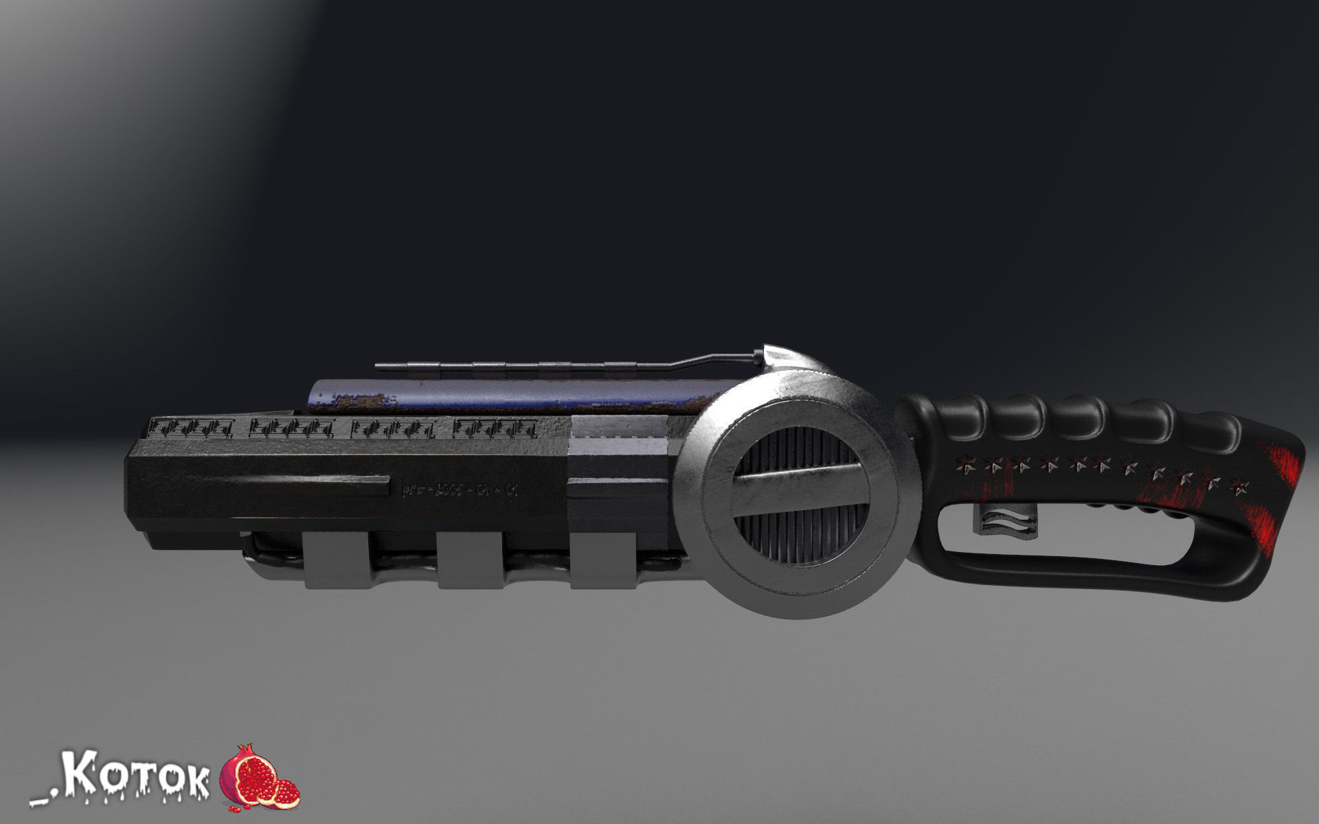 Space Gun free VR / AR / low-poly 3D model | CGTrader