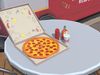 3D model Stylized Pepperoni Pizza VR / AR / low-poly | CGTrader