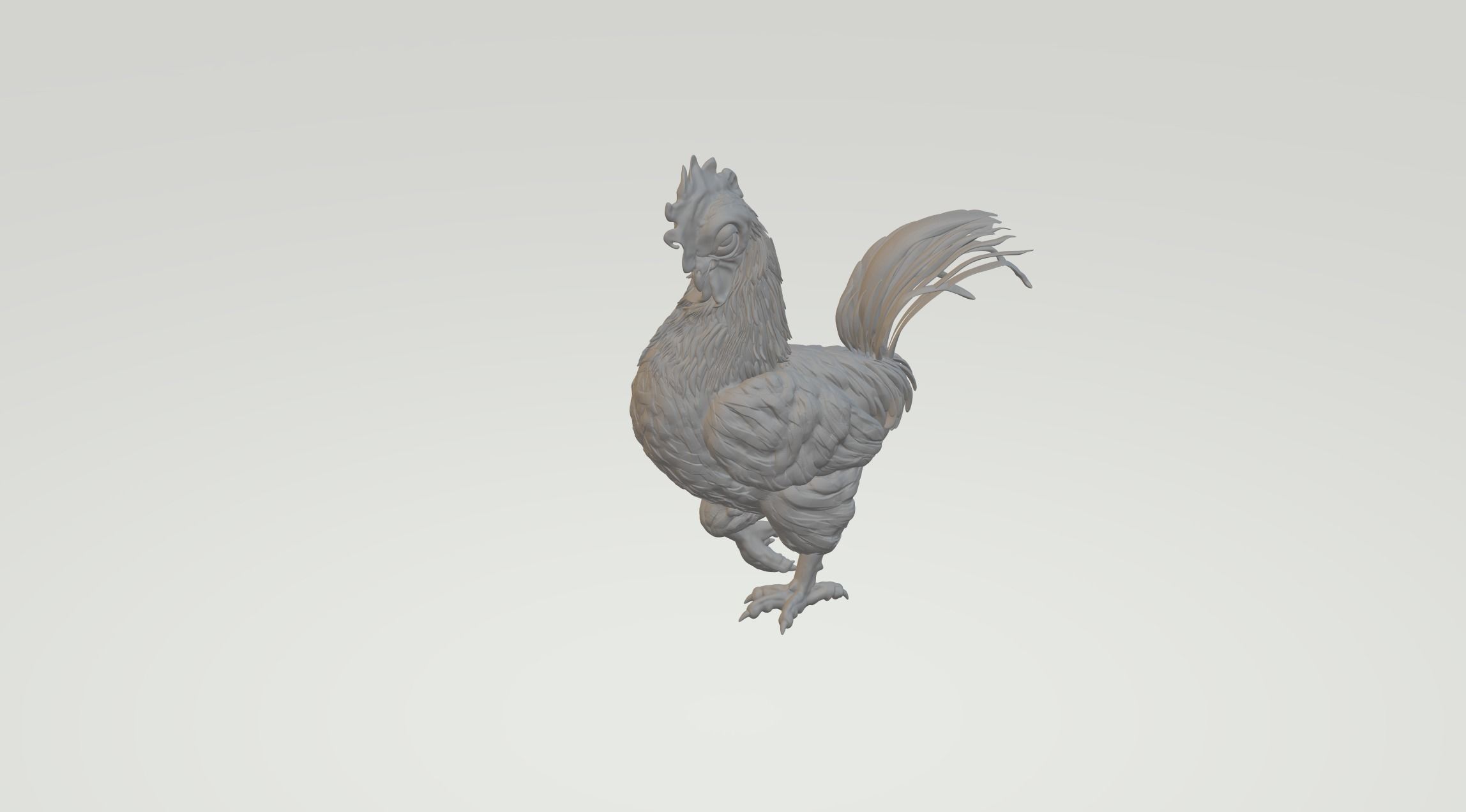 Rooster 3D model 3D printable | CGTrader