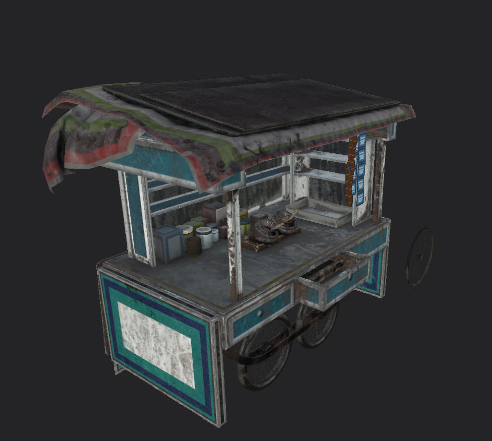 3D model Pan Shop Small VR / AR / low-poly | CGTrader