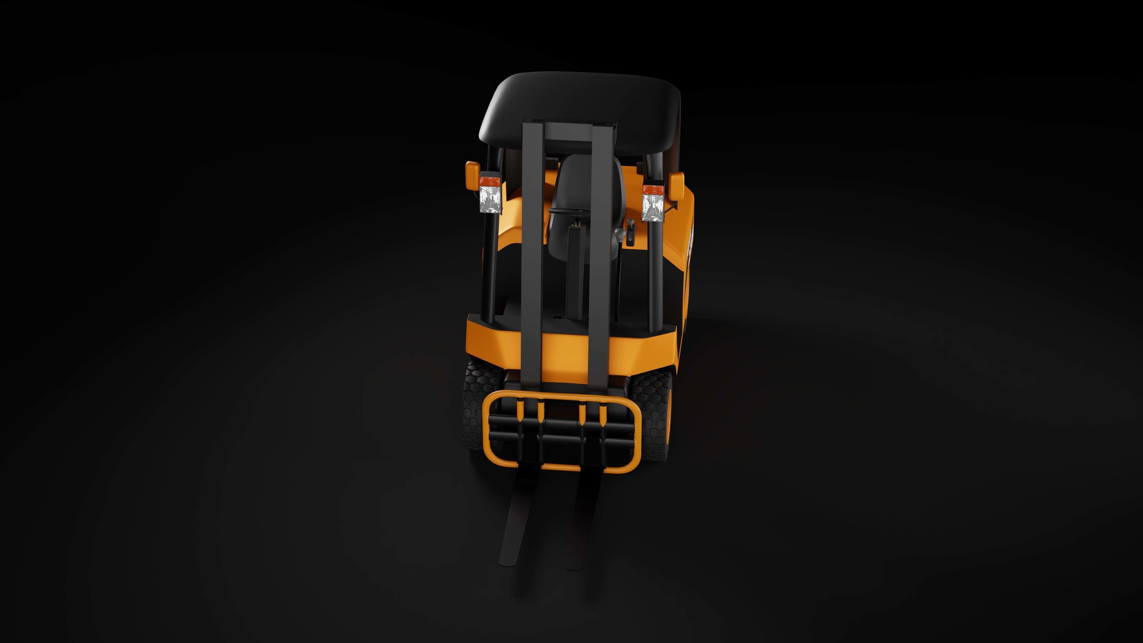 Concept Forklift for Commercial use 3D model | CGTrader