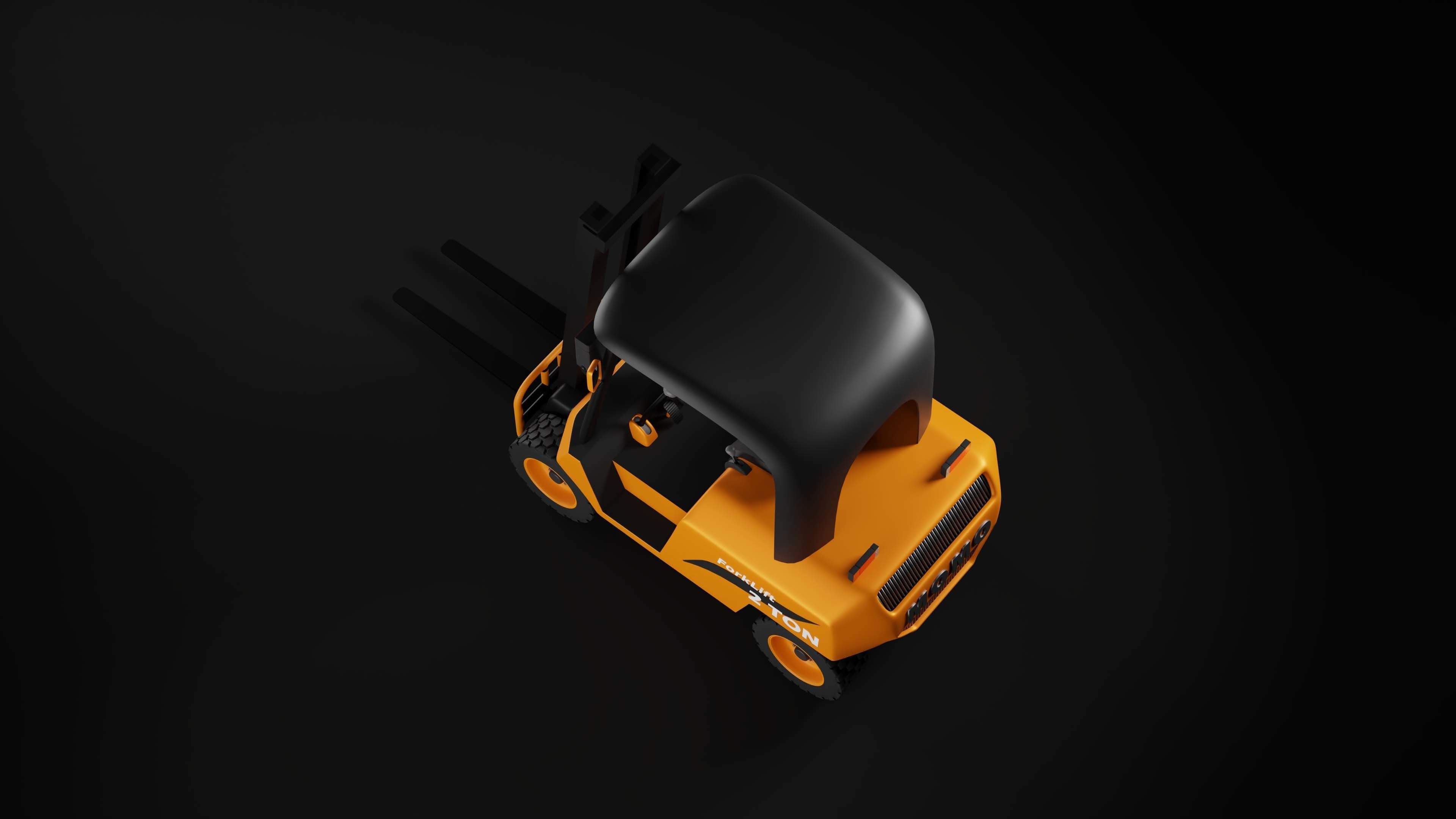 Concept Forklift for Commercial use 3D model | CGTrader