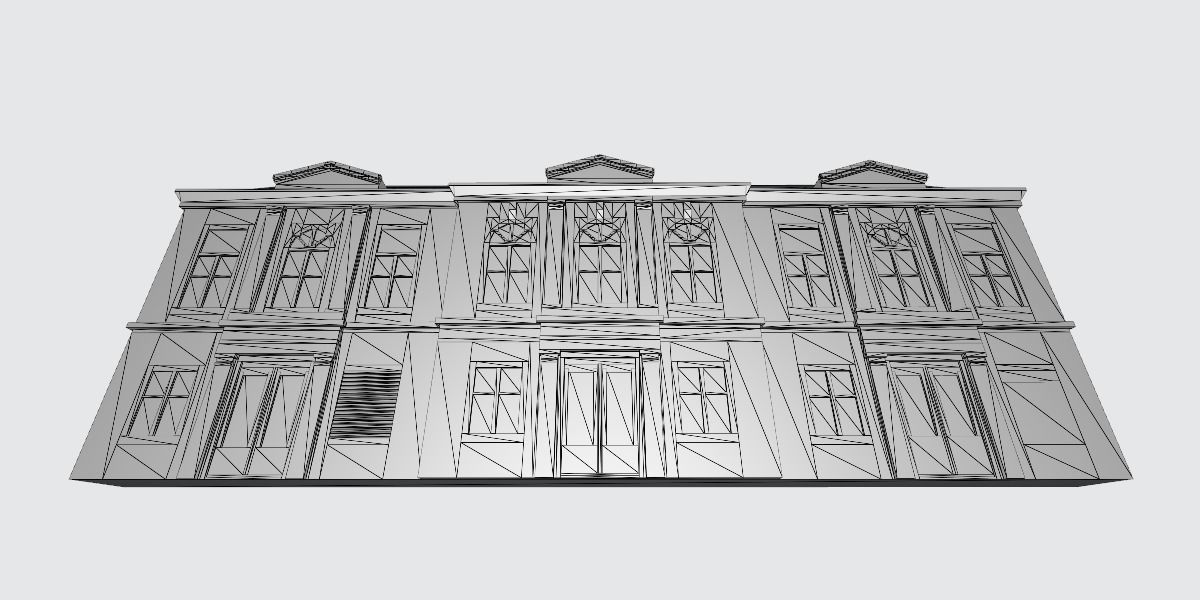 Building Facade for 3D Art free VR / AR / low-poly 3D model | CGTrader